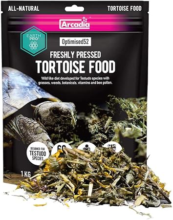 Arcadia Reptile - EarthPro-Optimised52 - Freshly Pressed Tortoise Food ...
