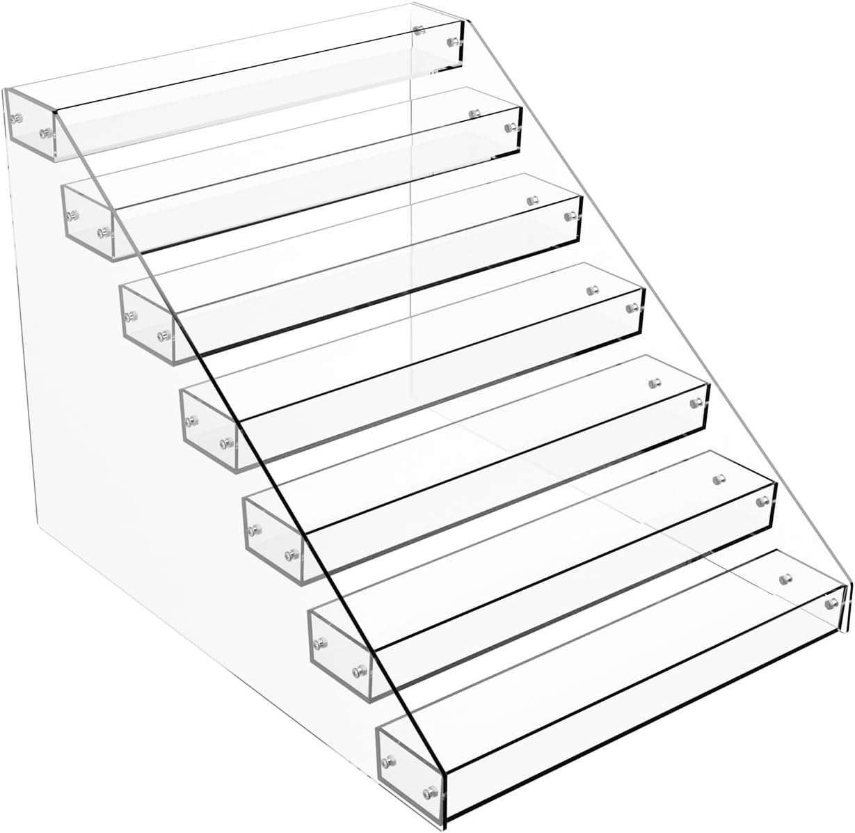 Amazon.com: Tiered Spice Rack Acrylic, 7 Tier Clear Spice Rack ...