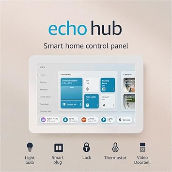 Echo Hub | 8” smart home control panel with Alexa | Compatible with ...