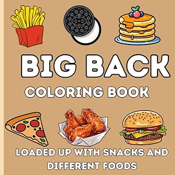 Amazon.com: Big Back Coloring Book: Loaded up with snacks and different ...
