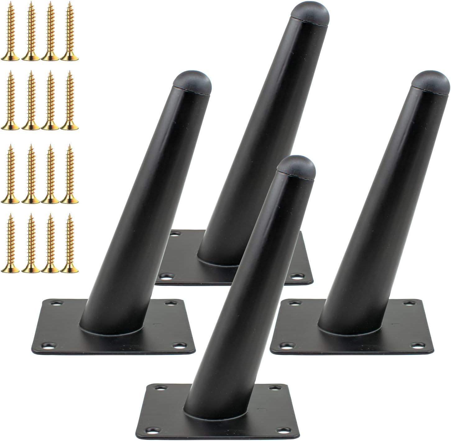 Amazon.com: boyiksh 6 Inch Furniture Legs, Set of 4, Mid-Century Style ...