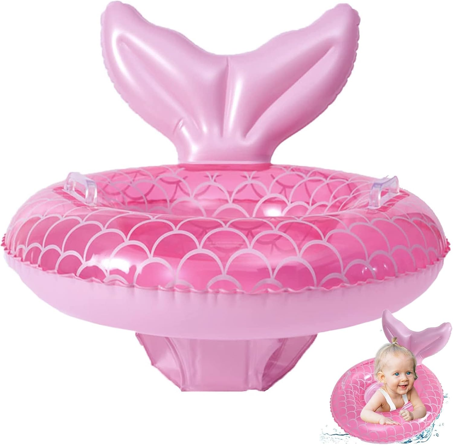 Baby Swimming Float for Children Kids, Mermaids Inflatable Pool Float ...