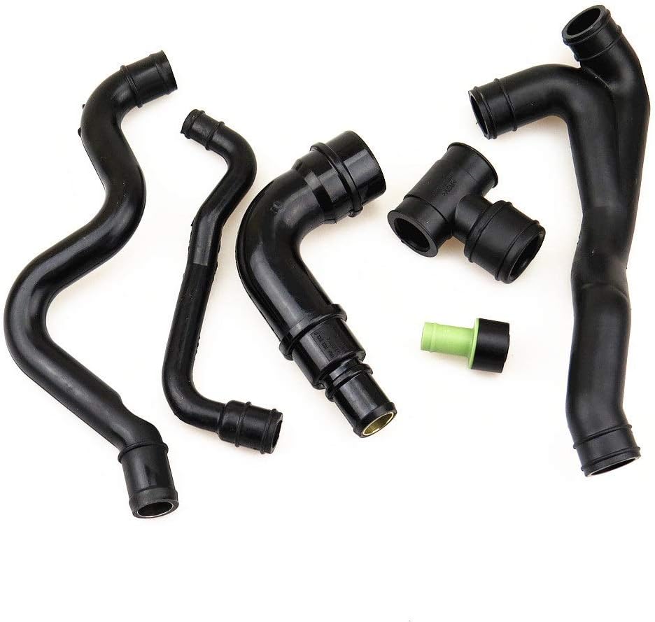 Amazon.com: Engine Crankcase Breather Hose Kit For Golf 4 MK4 Passat B5 ...