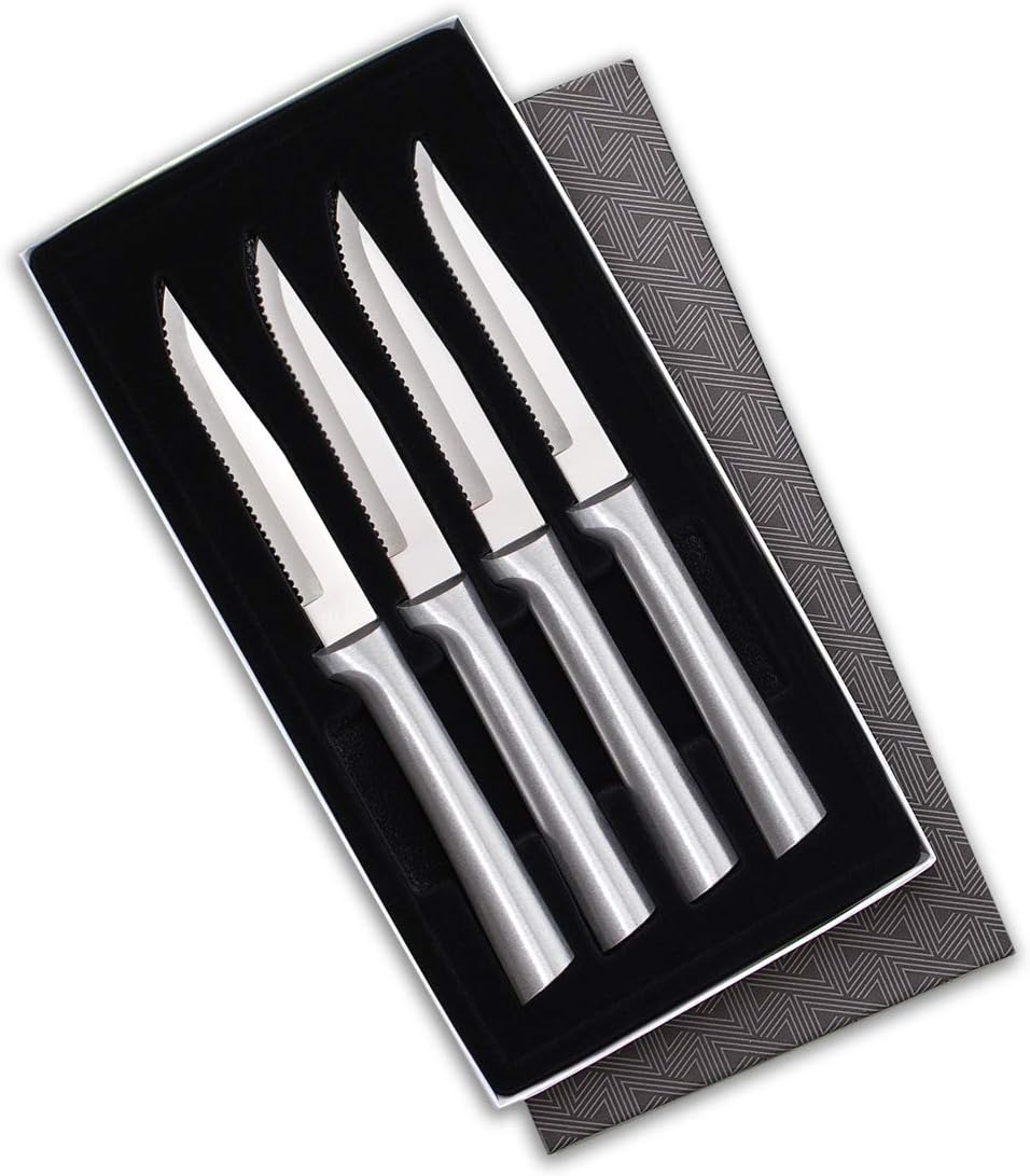 Amazon.com: Rada Cutlery 4-Piece Utility Steak Knife Set – Stainless ...