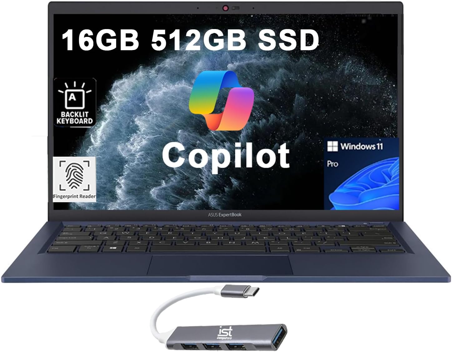 Amazon.com: ASUS ExpertBook B1 Business Laptop (14" FHD, Intel 10-core ...