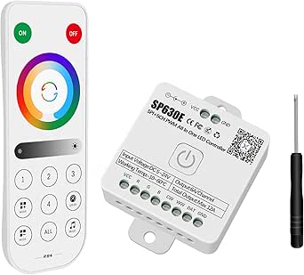 Amazon.com: RGBZONE SP630E LED Controller, 4 Zones 2.4GHz RF Remote ...
