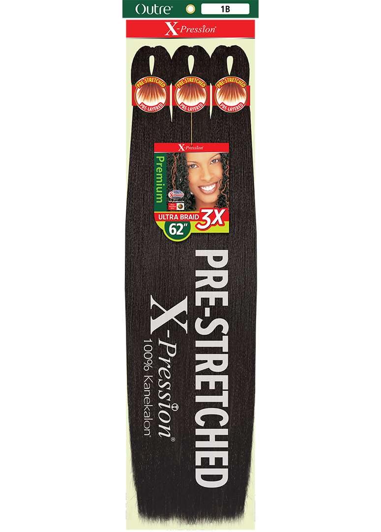 Amazon.com : Outre X-Pression Braid - Pre Stretched Braid 62" 3X (1 ...