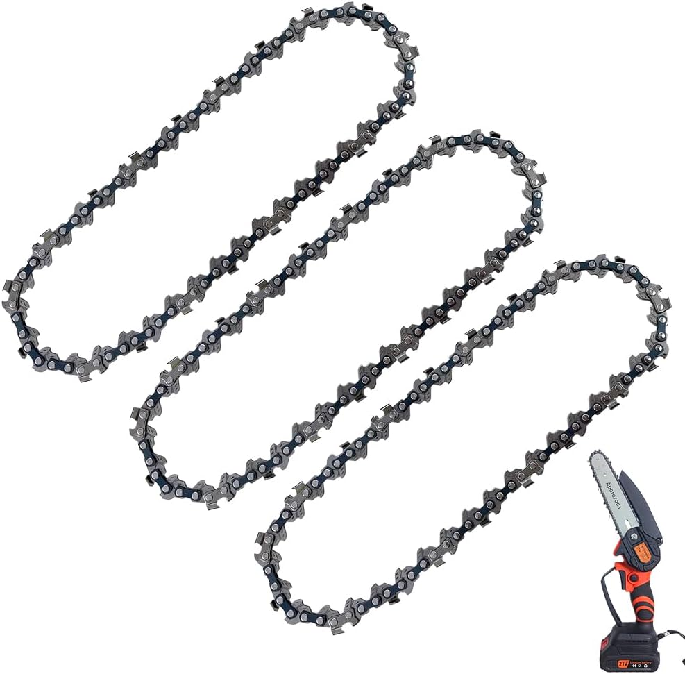 Amazon.com: 6inch Mini Pruning Chainsaw Chain, Replacement Chains For ...