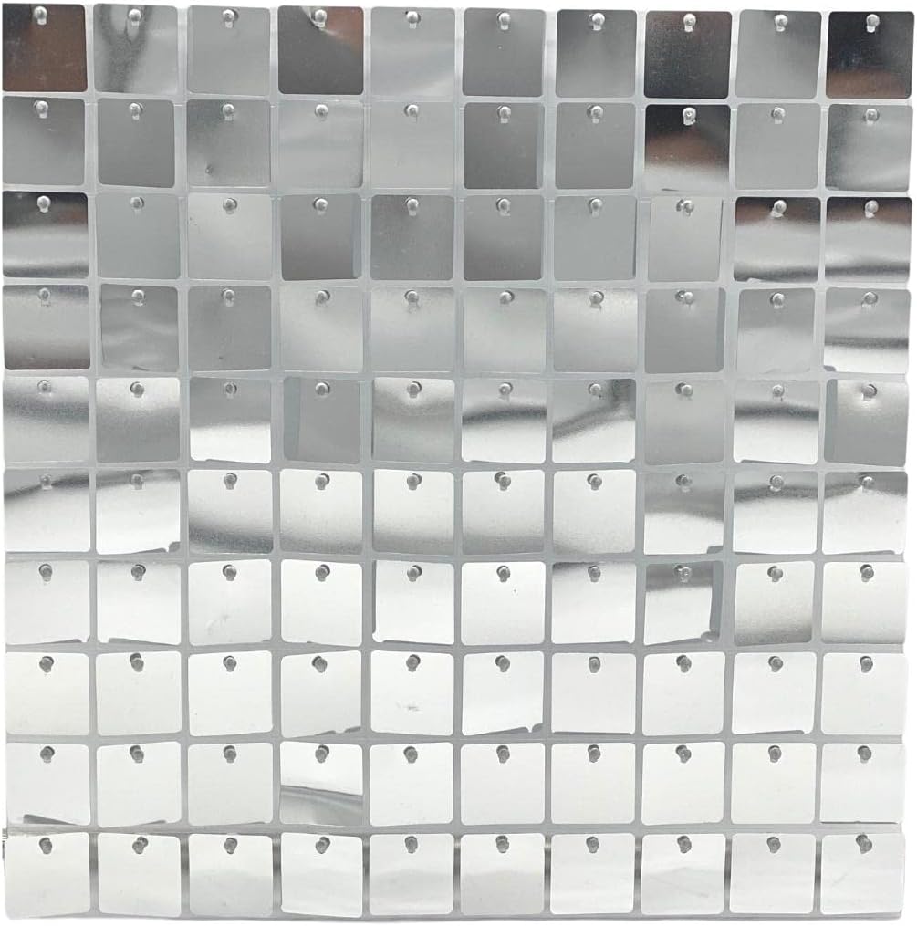 Amazon.com: Blush Blooms Decor - 24 Interlocking Sequin Panels for Wall ...