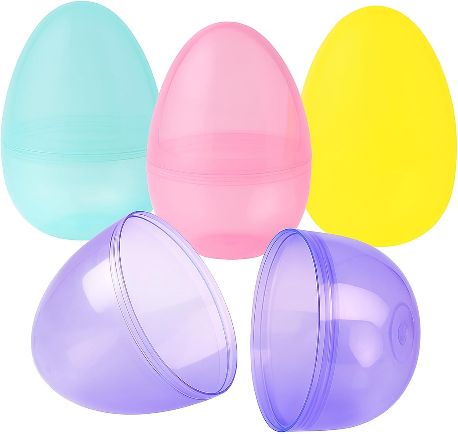 Amazon.com: ArtCreativity 8" Jumbo Plastic Easter Eggs, Set of 4 ...