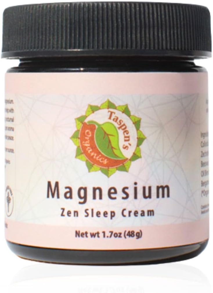 Amazon.com: Magnesium Zen Sleep Cream for Deep Relaxation, Muscle ...