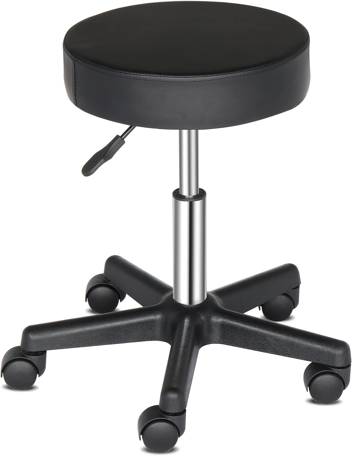 Amazon.com: Ynredee Round Rolling Stools,Saddle Stool Chair,Round Stool ...