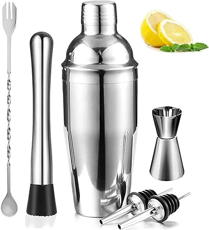 Utensilios de Bar, Conjuntos para el Bar Coctelera de Cóctel de Acero ...