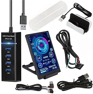 Amazon.com: Viodmss 5 Inch IPS Computer Secondary Screen Computer LCD ...