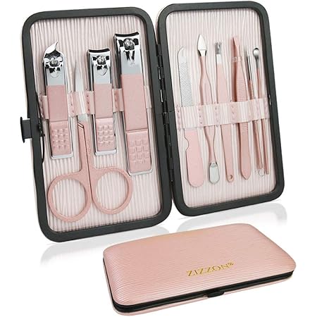 Amazon.com : Manicure Set, Travel Mini Nail Clippers Kit Pedicure Care ...