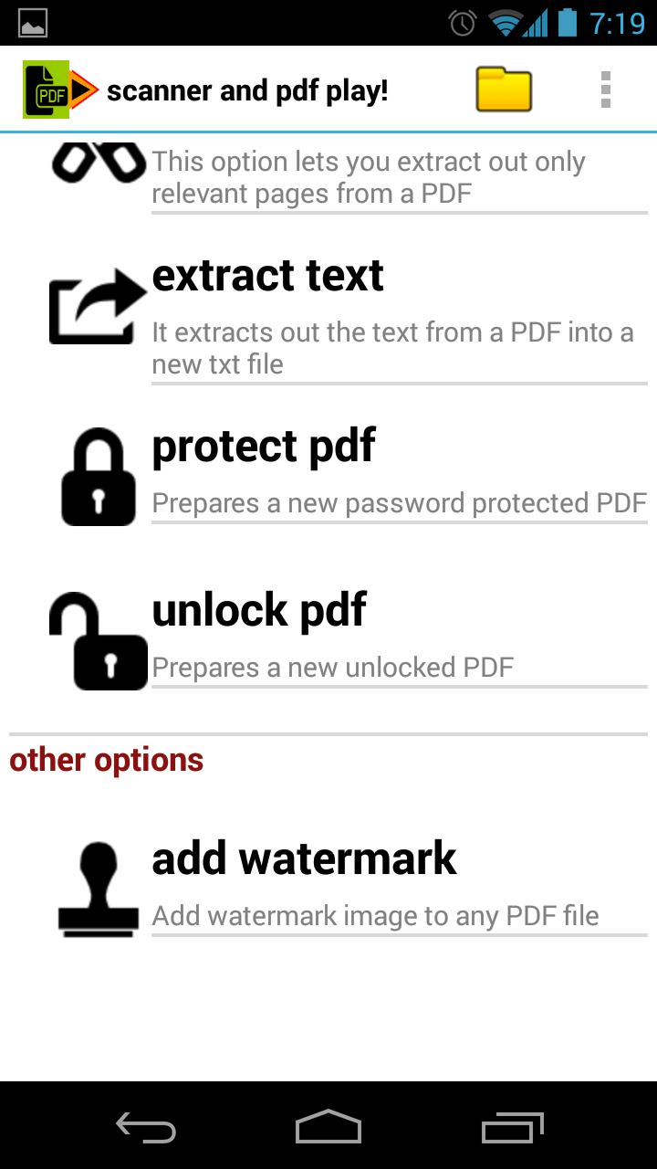 PDF scan split merge convert lock - App on Amazon Appstore