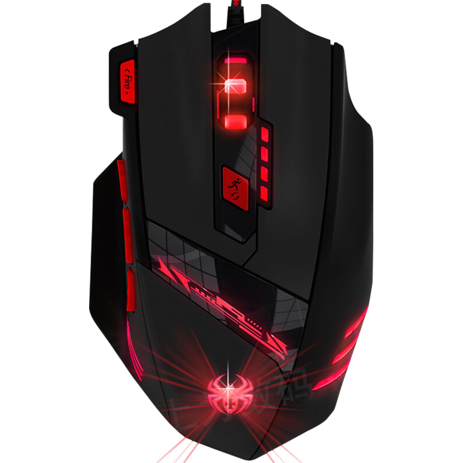 XuanGui T90 Gaming Mouse with Side Buttons, Optical Wired Gaming Mouse ...