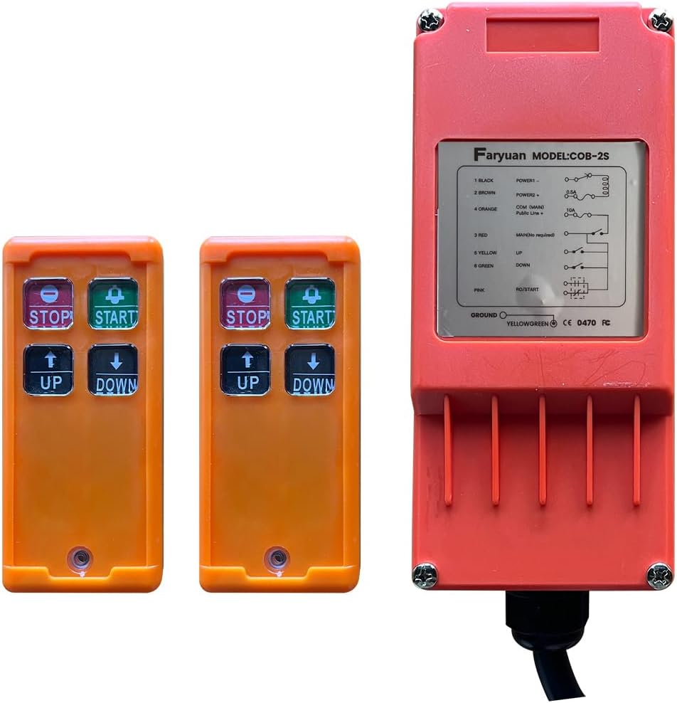 Amazon.com: F21 COB-2S Industrial Remote Controller, 4 Buttons Switches ...