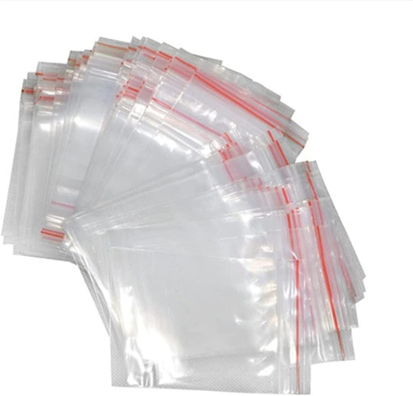 Amazon.com: DiJiu Cellophane Flat Bag Thick Transparent Self-adhesive ...