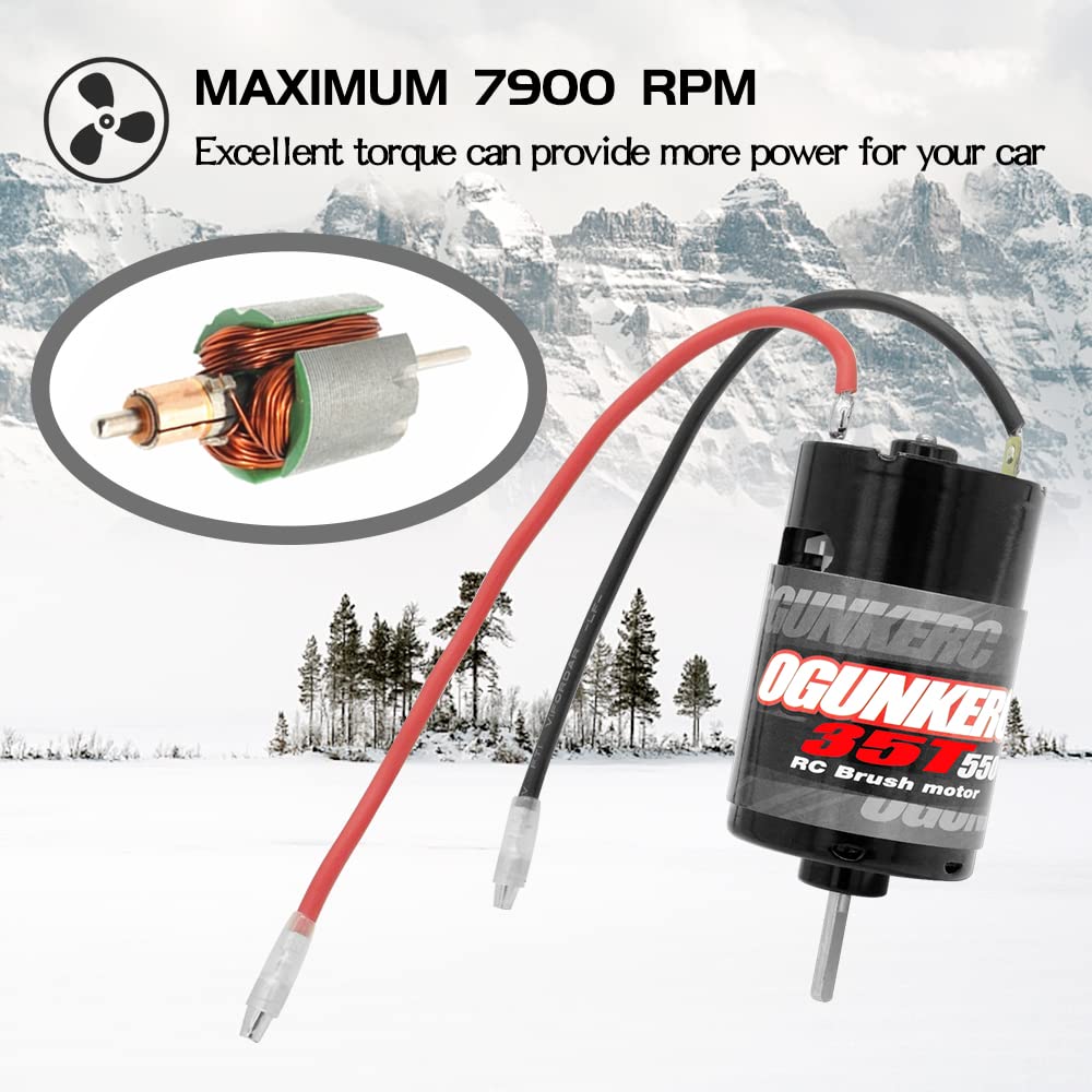 Snapklik.com : OGRC Motor 550 35T Brushed Motor For TRAXXAS TRX4 TRX6 ...