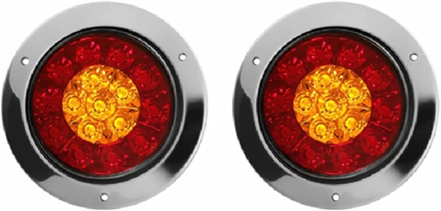 Amazon.com: BIBAA 2PCS Truck Tail Lights 12V LED Dynamic Trailer Lights ...