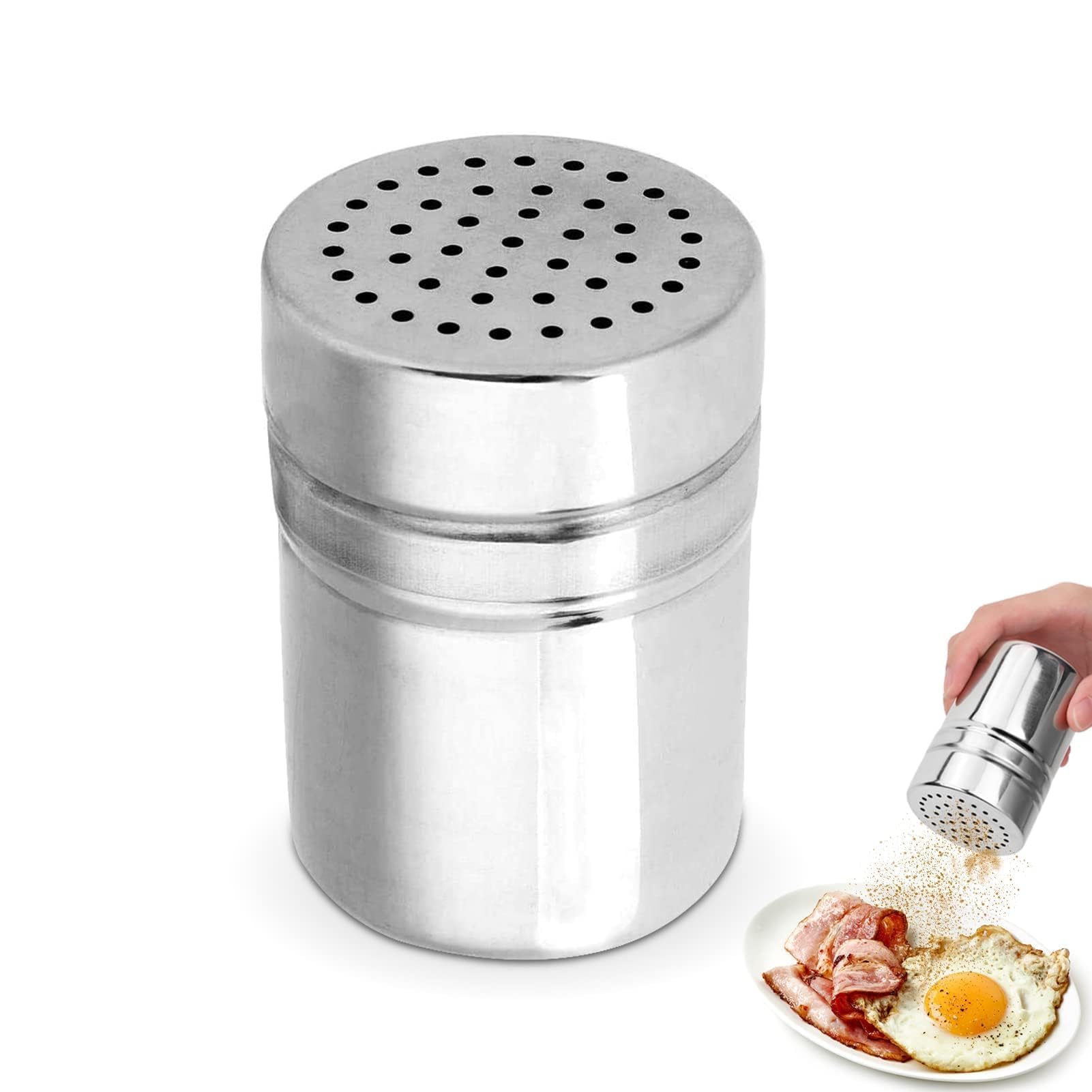 Stainless Steel Salt And Pepper Container SQ Professional 10835 Salt