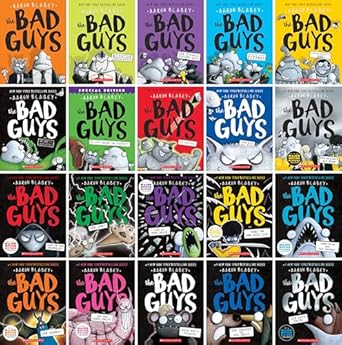 Bad Guys Series Complete Set (Books 1-20): Aaron Blabey: 9781338894646 ...