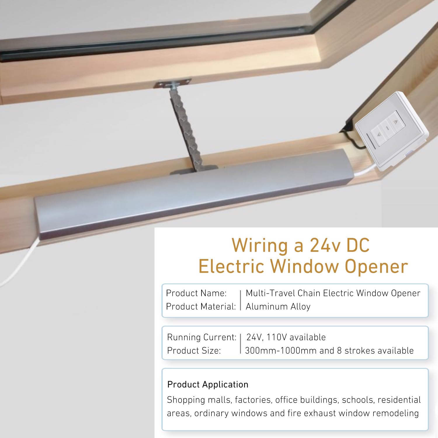 Electric Window Opener Chain Automatic Window Opener, Electric Window ...