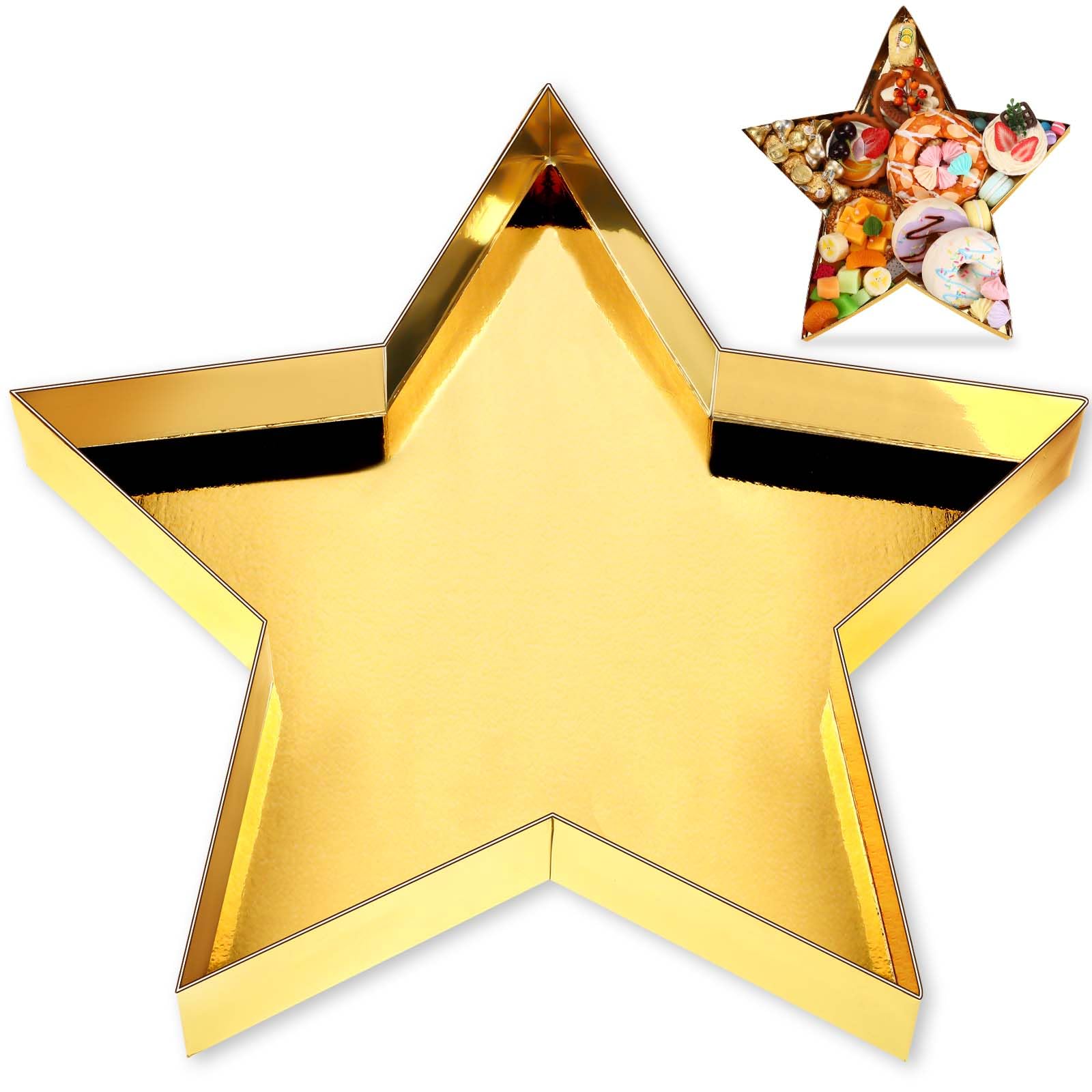Amazon.com: Tellingyou 13''h Christmas Star Fillable Cardboard Box ...