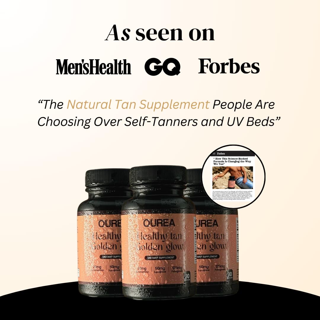 Snapklik.com : Ourea Carotenoid Golden Glow Tanning Pills