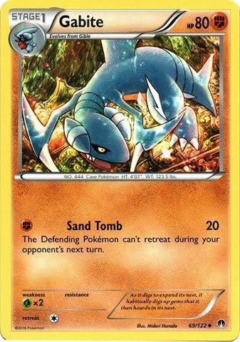 Amazon.com: Pokemon - Gabite (69/122) - XY Breakpoint : Toys & Games