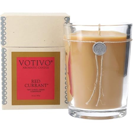 Amazon.com: Votivo Aromatic Candle Red Currant : Home & Kitchen
