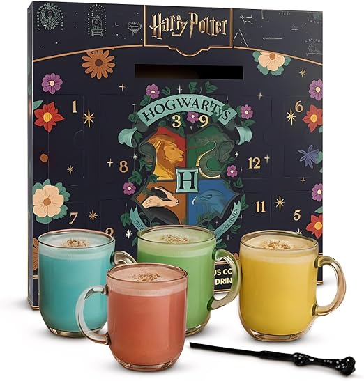 Harry Potter Hot Chocolate Advent Calendar 2025-12 Days Christmas ...