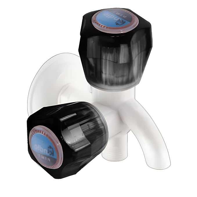 NEW WARE 2-in-1 PVC Angle Valve Tap - Versatile Solution for Washing ...