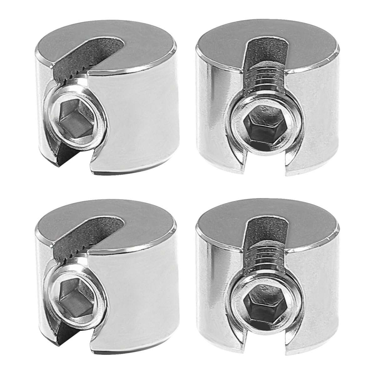 4 Pcs Wire Rope Clamp Fastener for Tension Cable Wire Clamp Cable Clip ...