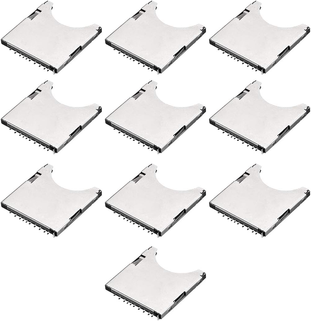 Amazon.com: uxcell 5 Pcs Spring Loaded Push/Push Micro SD Memory Card ...