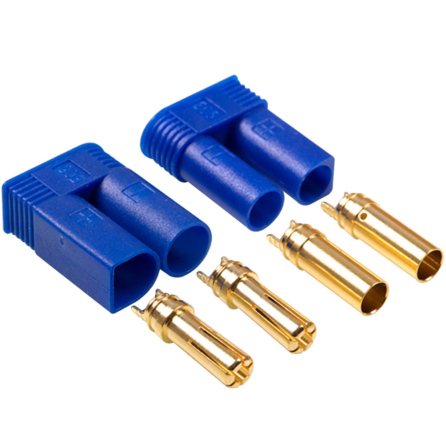 Snapklik.com : 5 Pairs EC5 Battery Connector Plugs EC5 Male Female 5mm ...