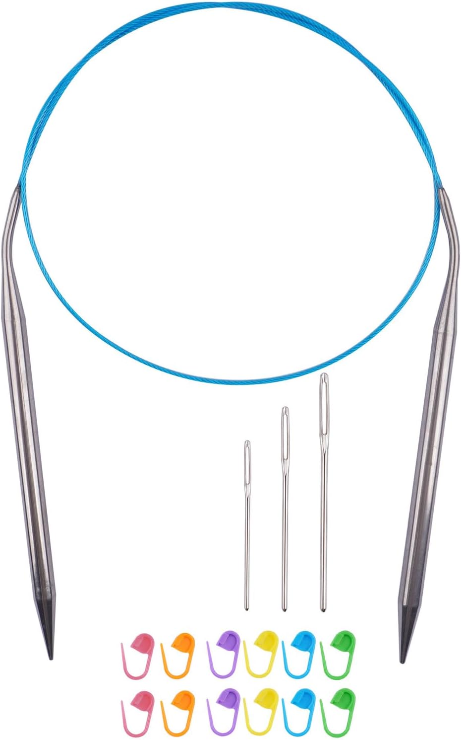 Amazon.com: Circular Knitting Needles 32inches/80cm,Size US 10.75(7mm ...