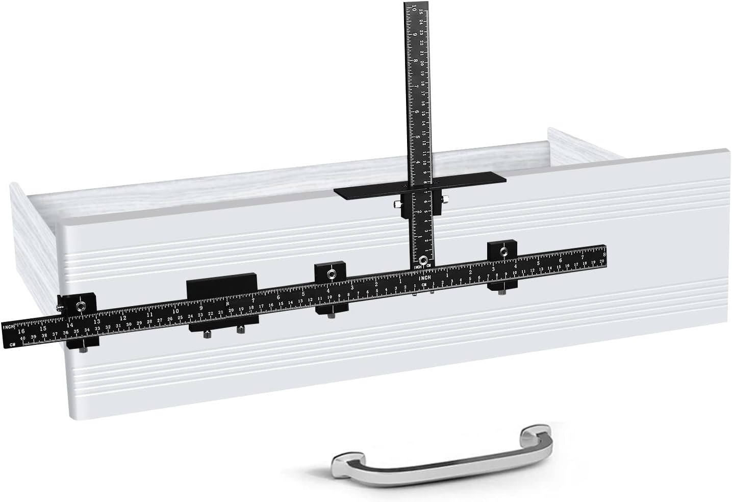 Cabinet Hardware Jig, Adjustable Drill Guide Template Tool with ...