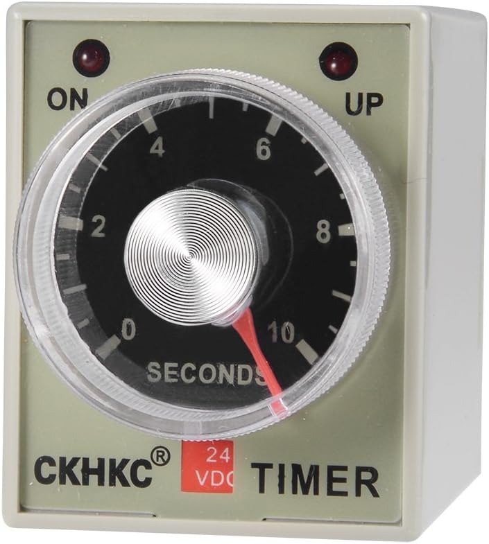 uxcell® DC24V 10S 8 Terminals Range Adjustable Timer Time Delay Relay ...