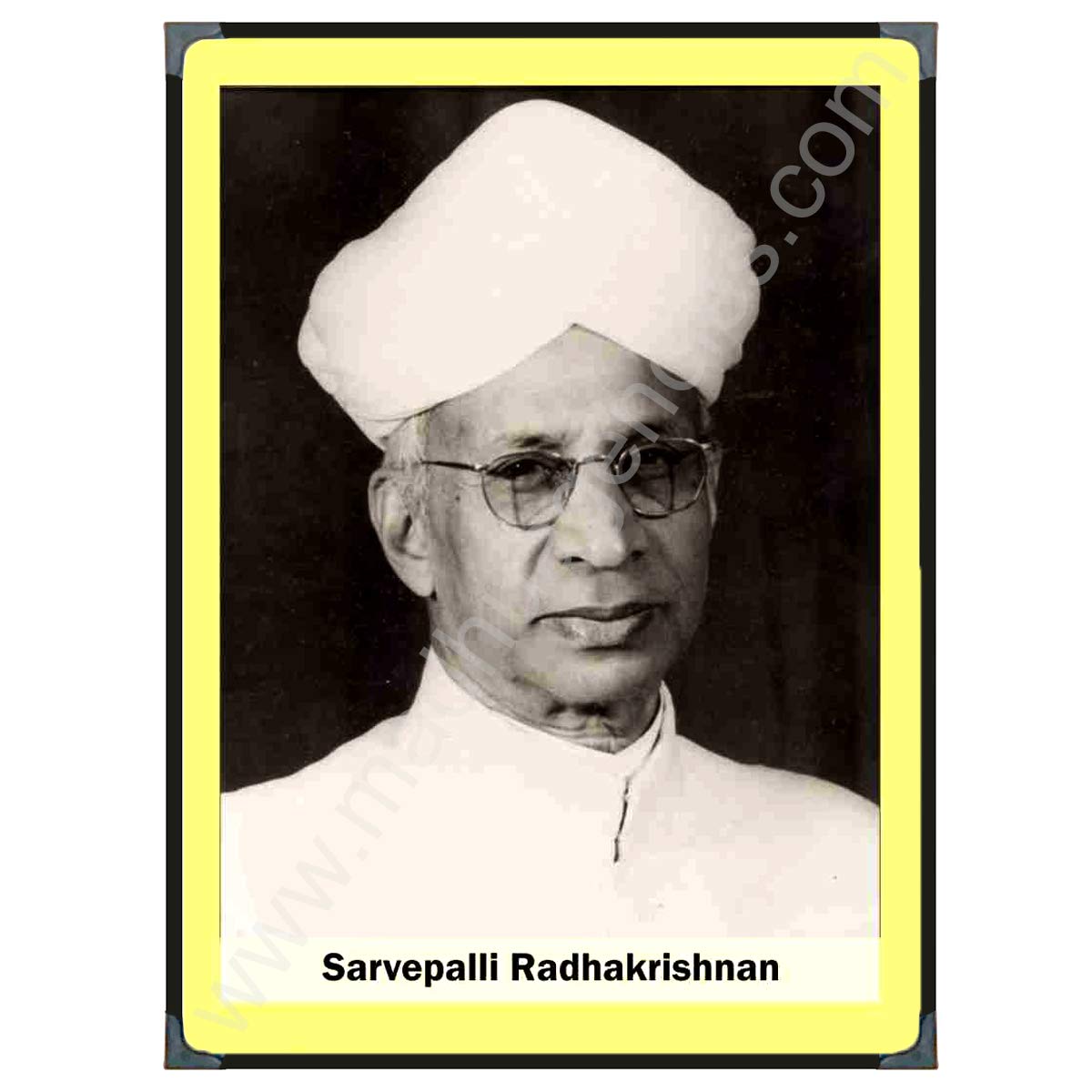 Buy Sarvepalli Radhakrishnan Photo 8mm Wood and Glossy Beading Photos ...