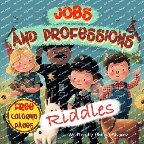 Jobs Riddles and Coloring Pages for Kids : Alvarez, Philipa: Amazon.in ...