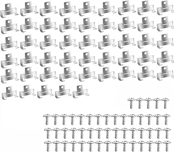HDYEGY 50Pcs Recessed Light Clips,304 Stainless Steel Retrofit Recessed ...