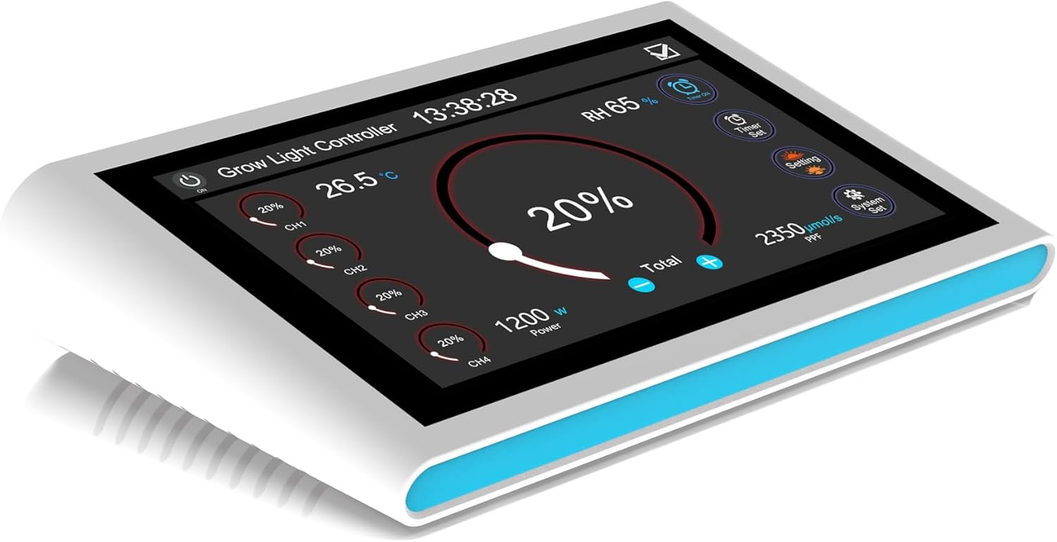 Amazon.com : NVWA Grow Light Controller 0-10v PWM Touch Screen Sunrise ...