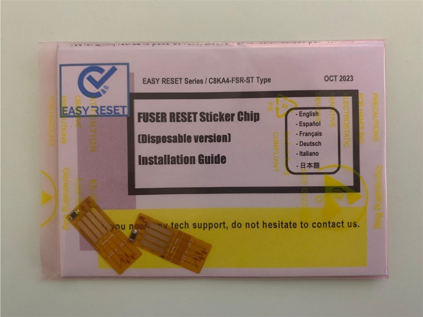 Amazon.com: Super Easy Series Fuser Reset Sticker Chips Twin Pack for ...