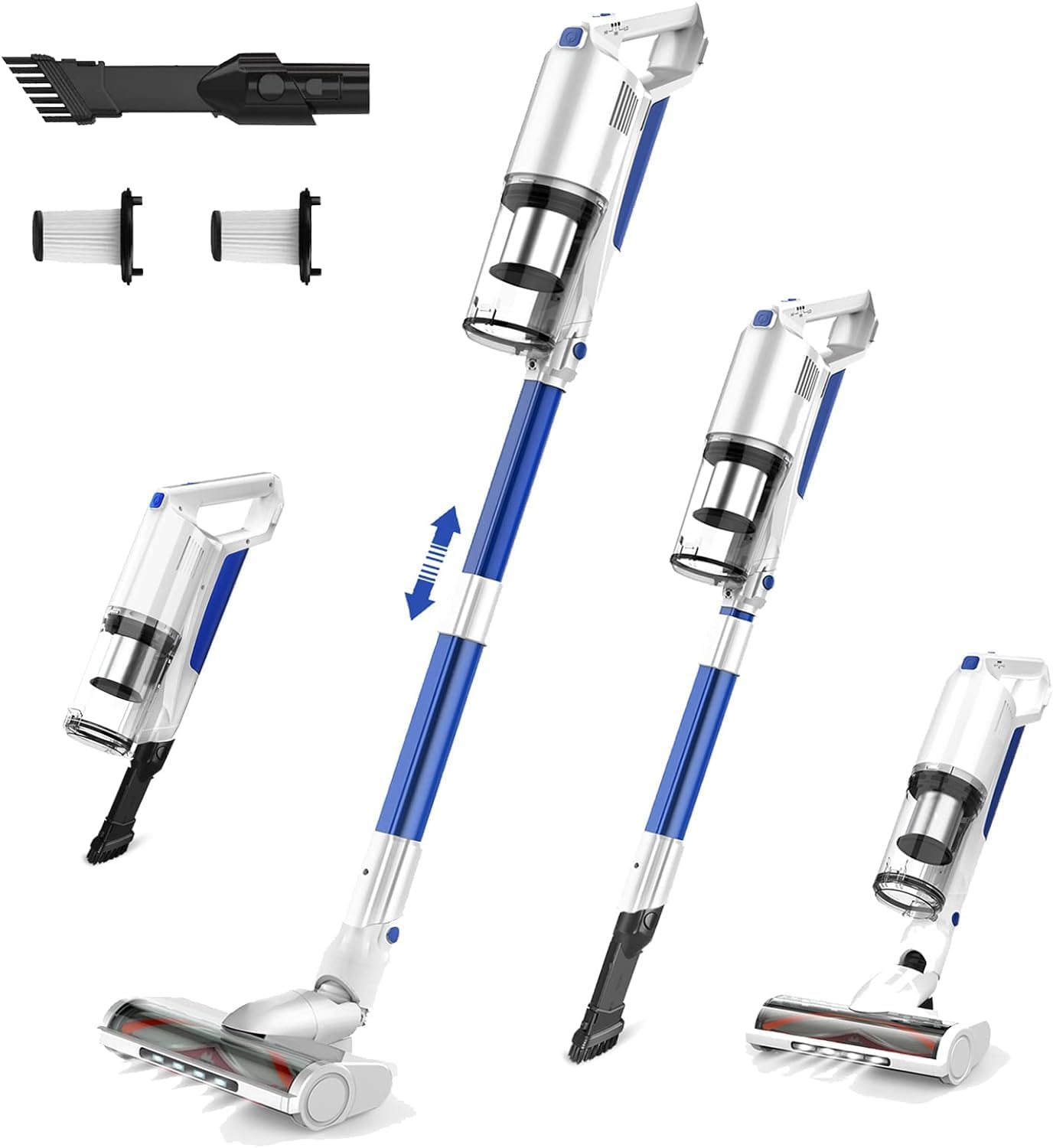 Amazon.com - Whall Cordless Vacuum Cleaner, 25kPa Suction Cordless ...