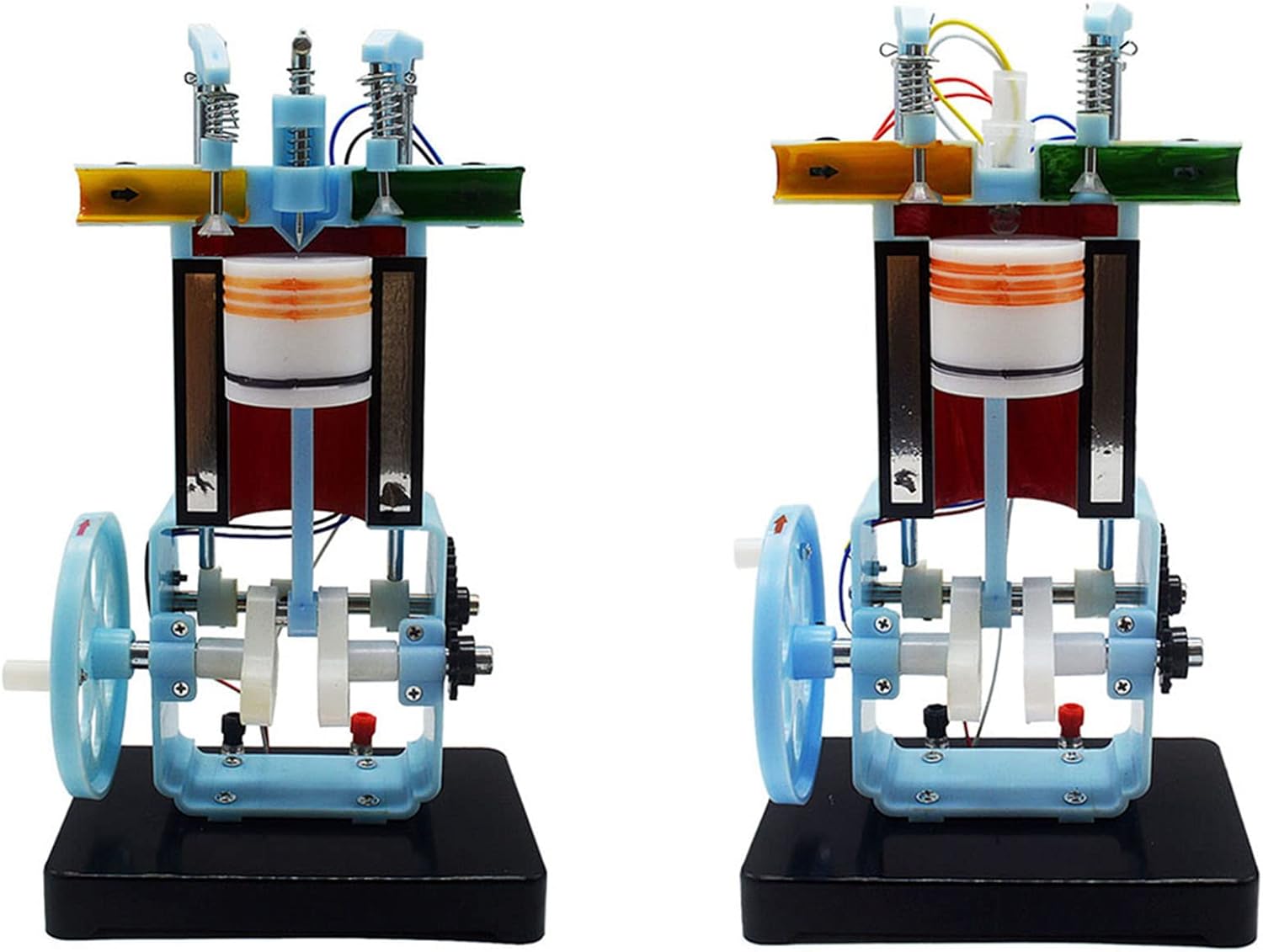 Amazon.com: KH66ZKY Full Metal Engine Model - Four-Cylinder Engine ...