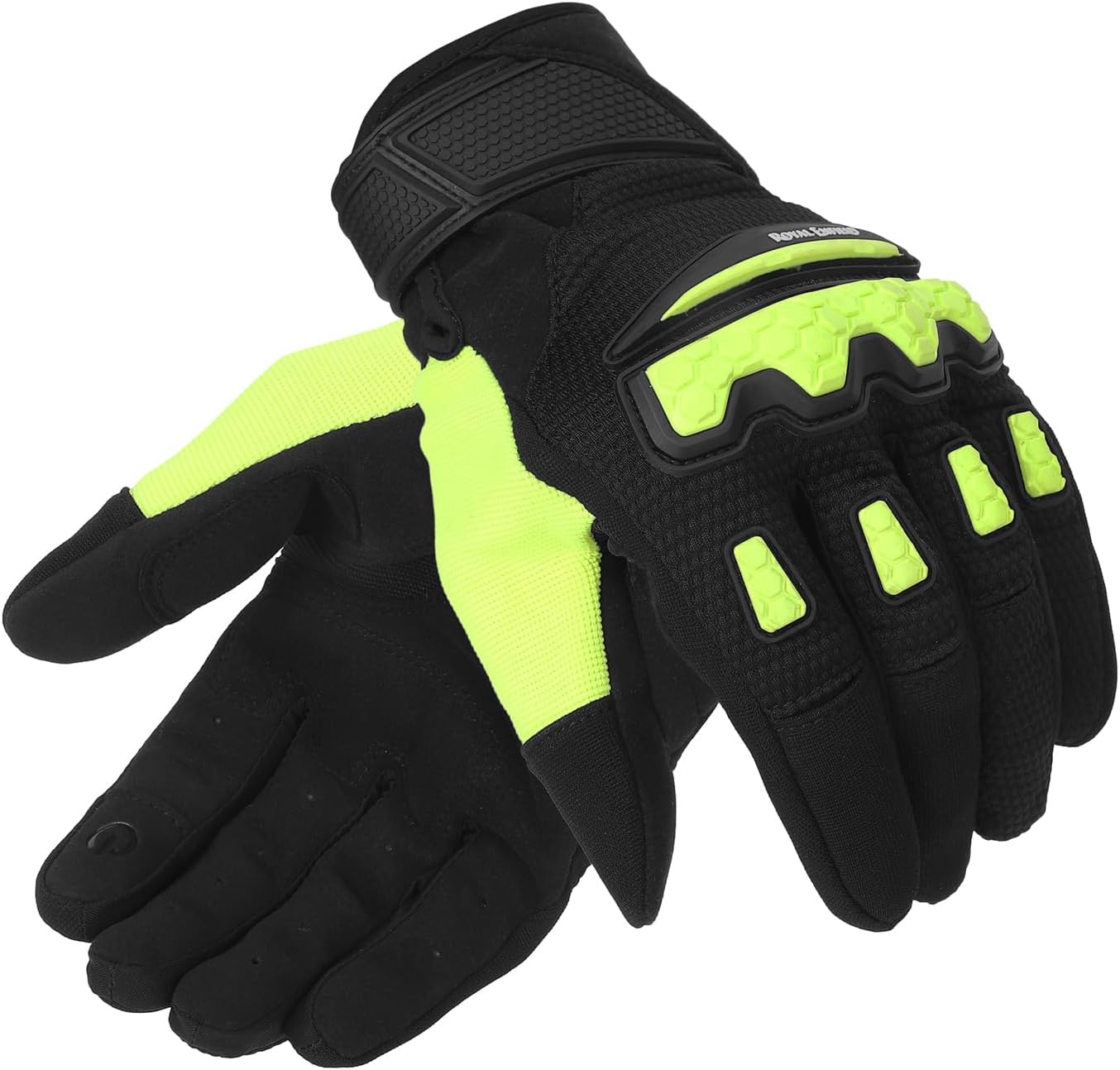 Royal Enfield Urban Hustler V2 Riding Gloves 100% Polyester Air Mesh ...