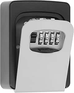 Amazon.com: DeaGenlte Key Lock Box for Outside - Rudy Run Wall Mount ...