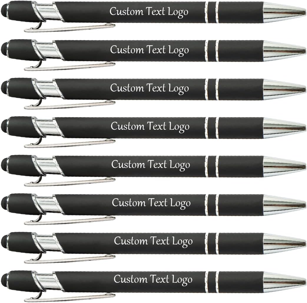 Amazon.com : HEYZARDA Personalized Pens with Name Text Logo Custom ...